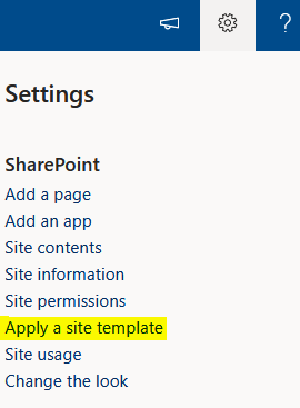 External IT Knowledge - How to Use SharePoint Site Templates ...